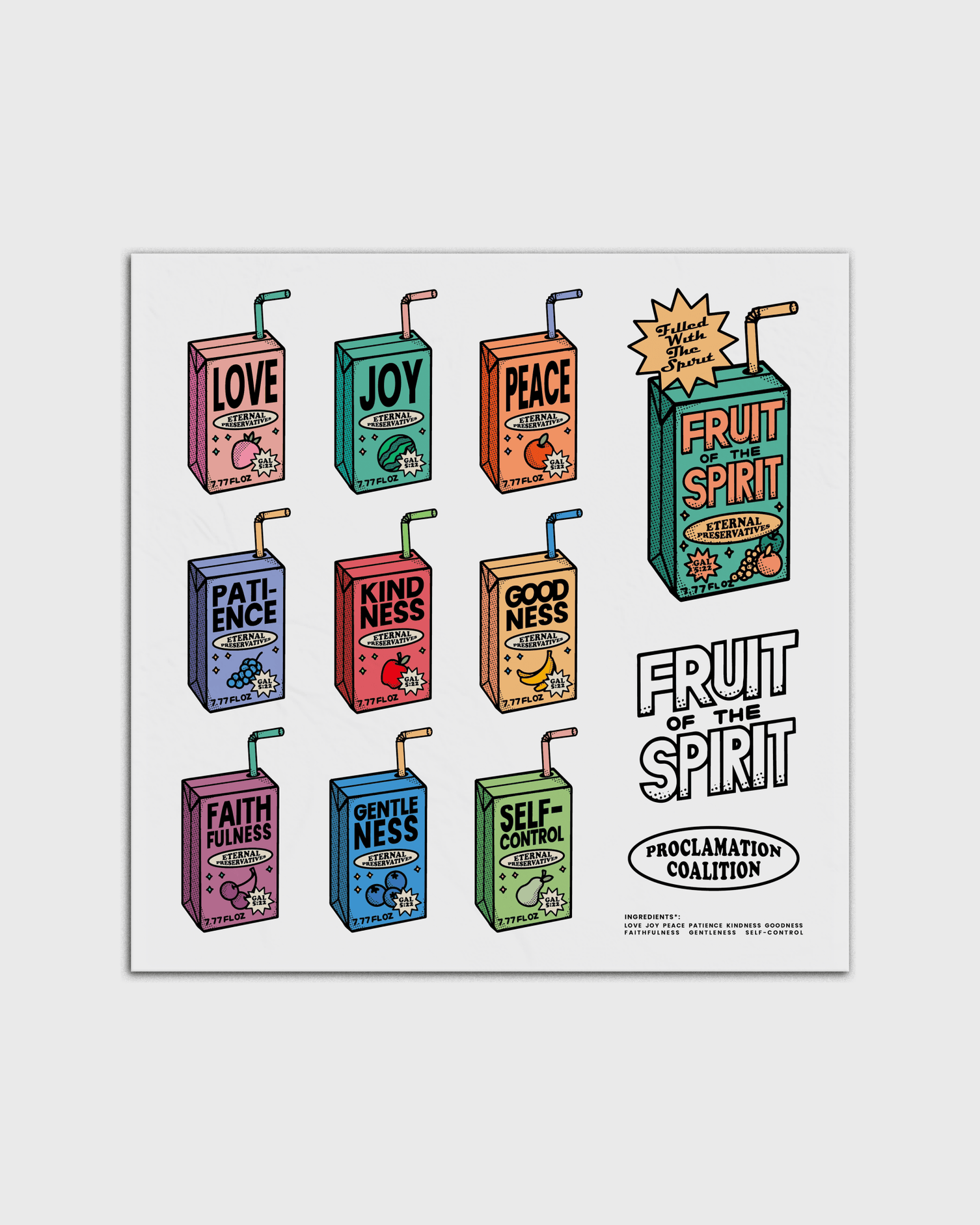 "Juice Box" Stickers – Proclamation Coalition