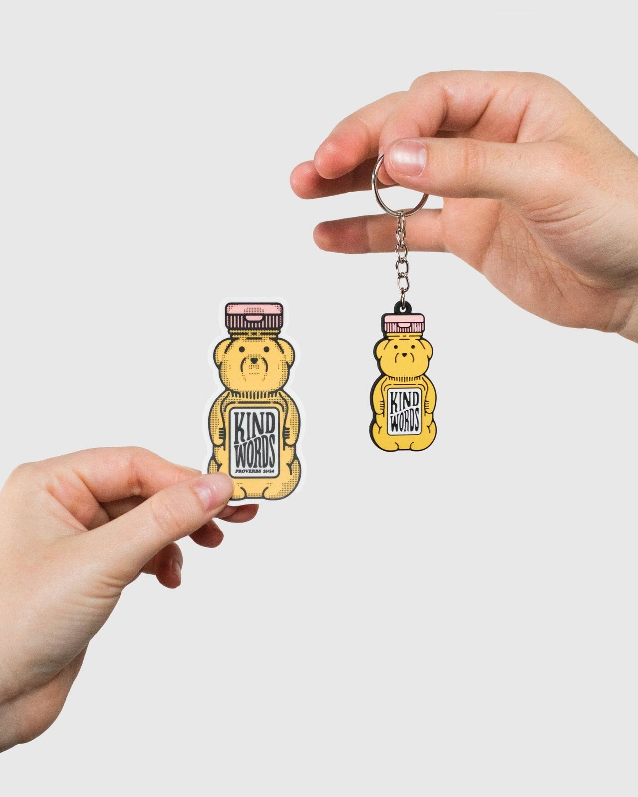 "Kind Words" - Rubber Keychain – Proclamation Coalition