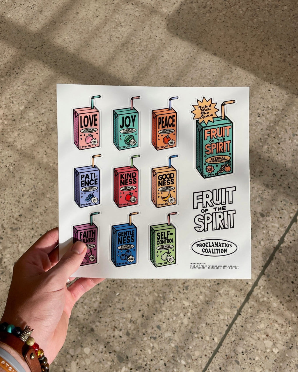 "Juice Box" Stickers – Proclamation Coalition