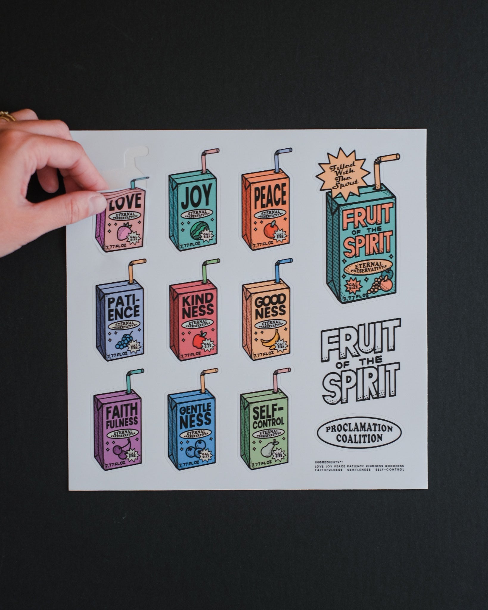 "Juice Box" Stickers – Proclamation Coalition