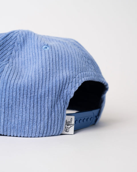 "Good News" - Ocean Blue Corduroy Hat – Proclamation Coalition